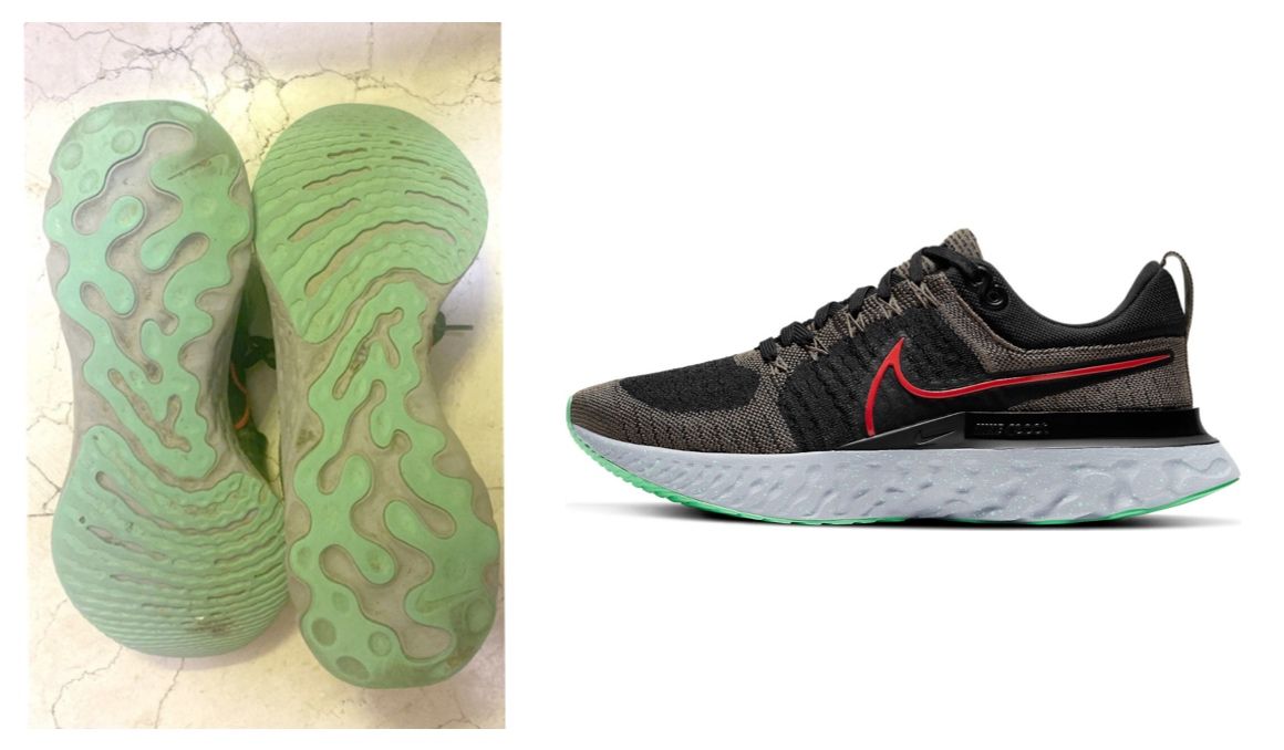 Así están las Nike React Infinity Run 2 después de 500 km