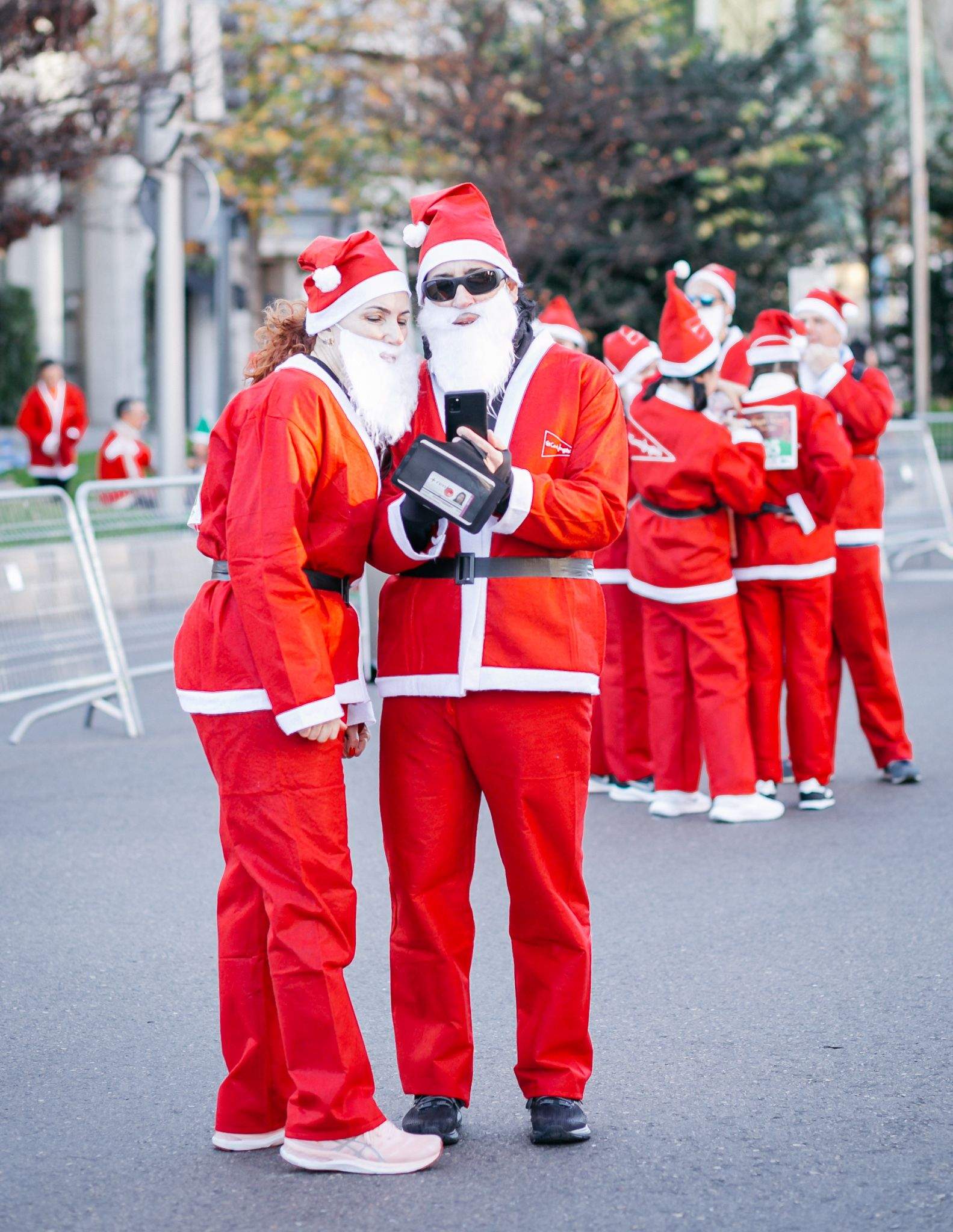 Las mejores fotos de la salida de la Carrera de Papá Noel...