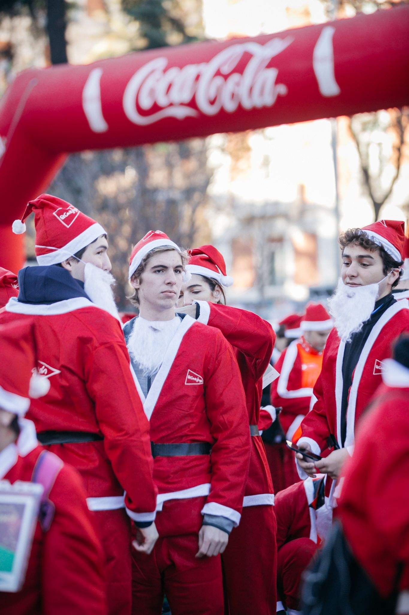 Las mejores fotos de la salida de la Carrera de Papá Noel...