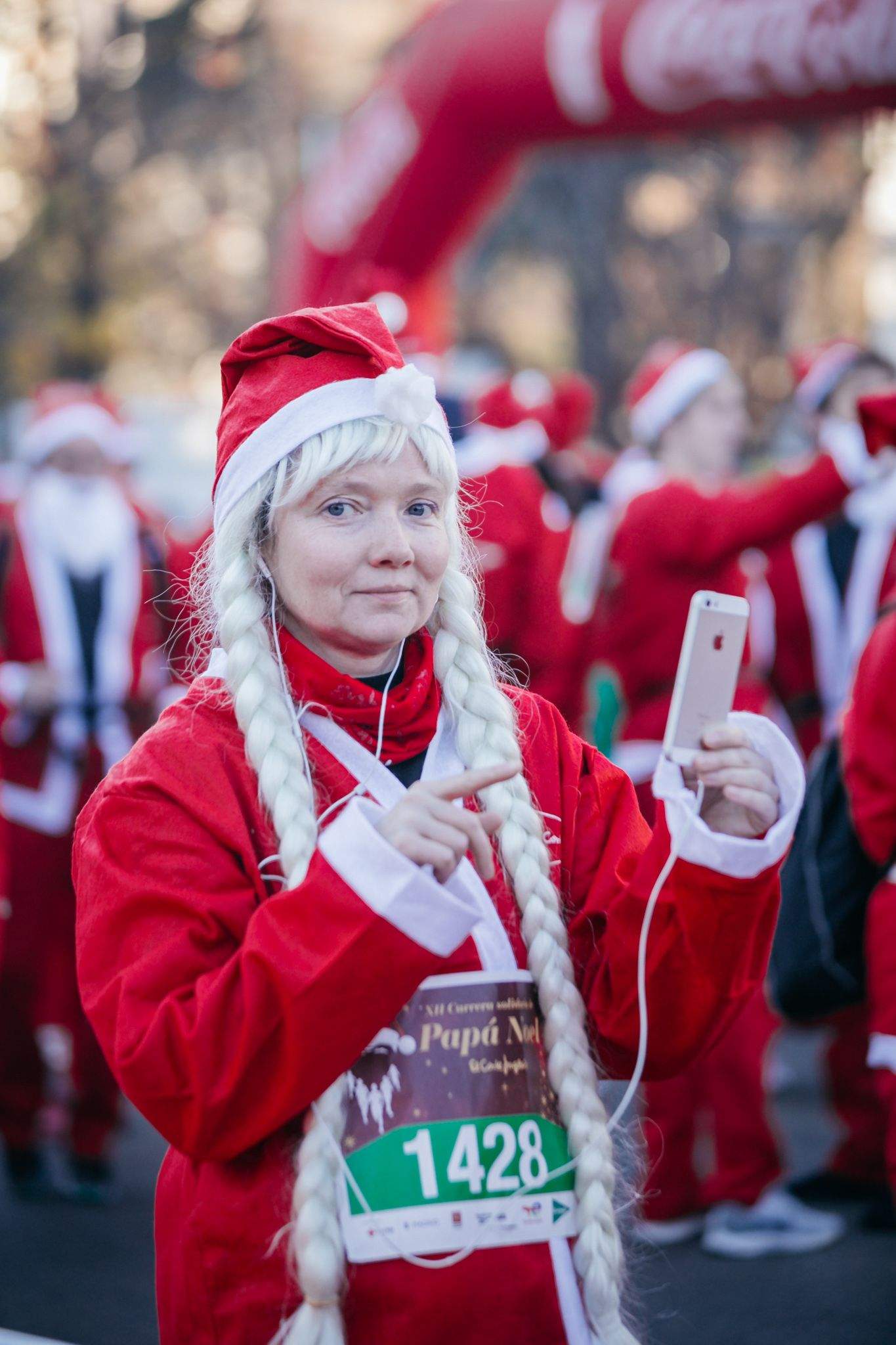 Las mejores fotos de la salida de la Carrera de Papá Noel...