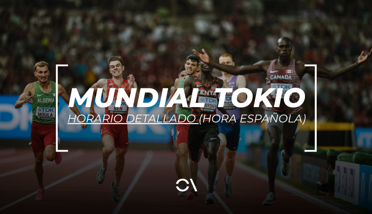 Estos son los horarios (hora española) del Mundial de Tokio 2025