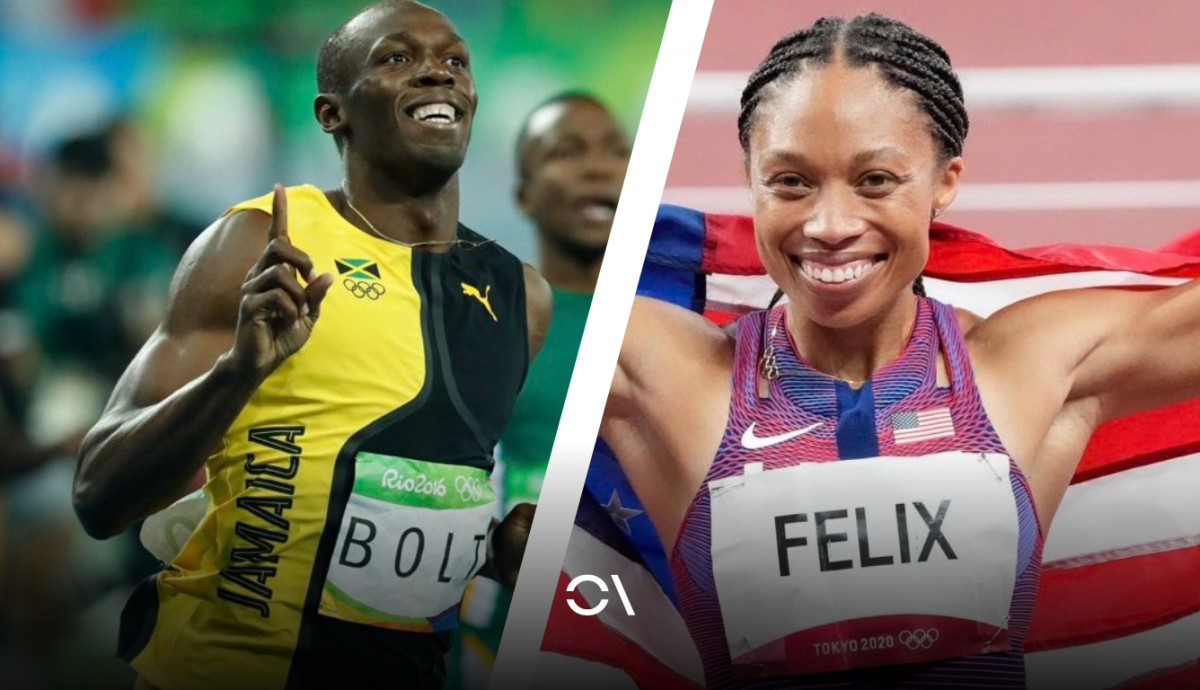 Los atletas con más medallas en los Mundiales de atletismo