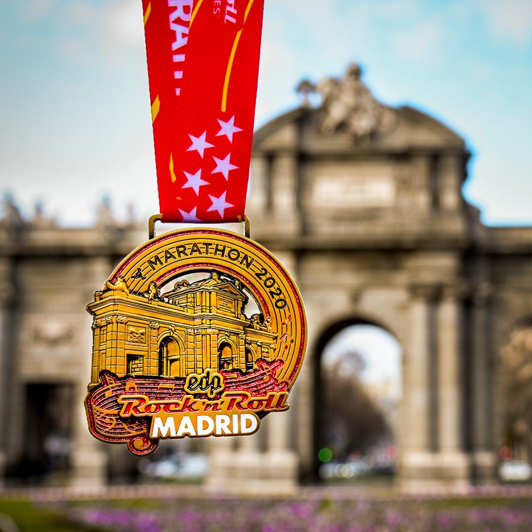 Así son las medallas del Maratón de Madrid 2020